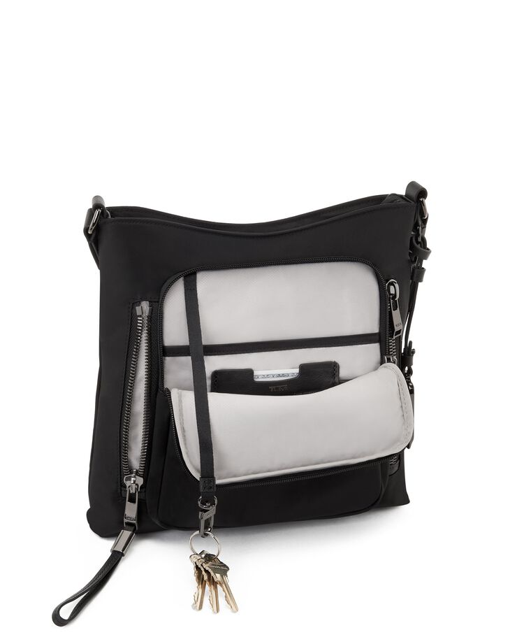 Tyler Crossbody in Black/Gunmetal | Voyageur | TUMI Australia