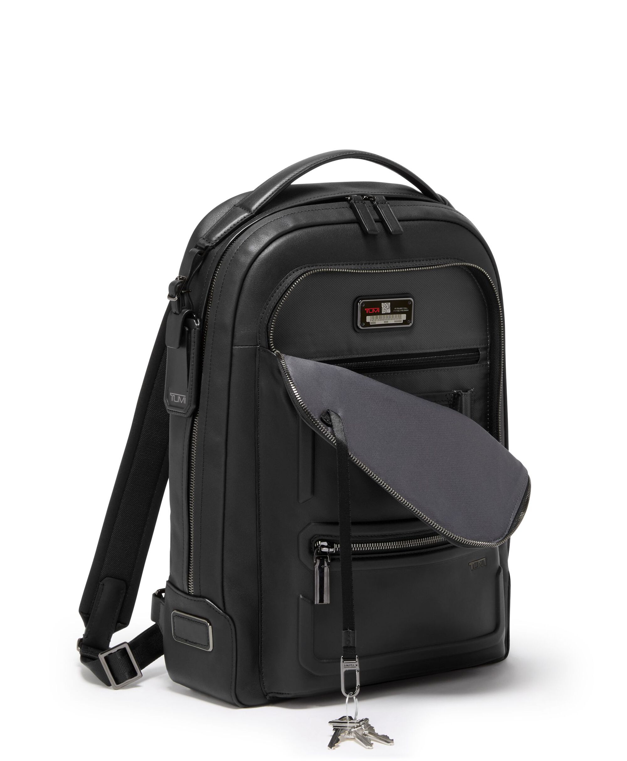 Bradner Backpack in Black Bombe | Tumi Harrison | TUMI Australia