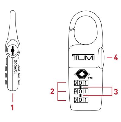 Setting your TUMI Lock | TUMI AU