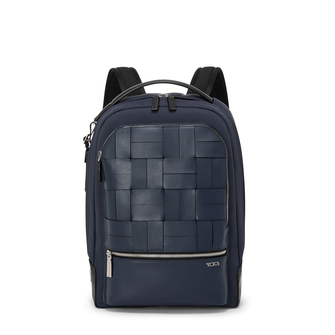 Bradner Backpack in Navy Woven | Tumi Harrison | TUMI Australia