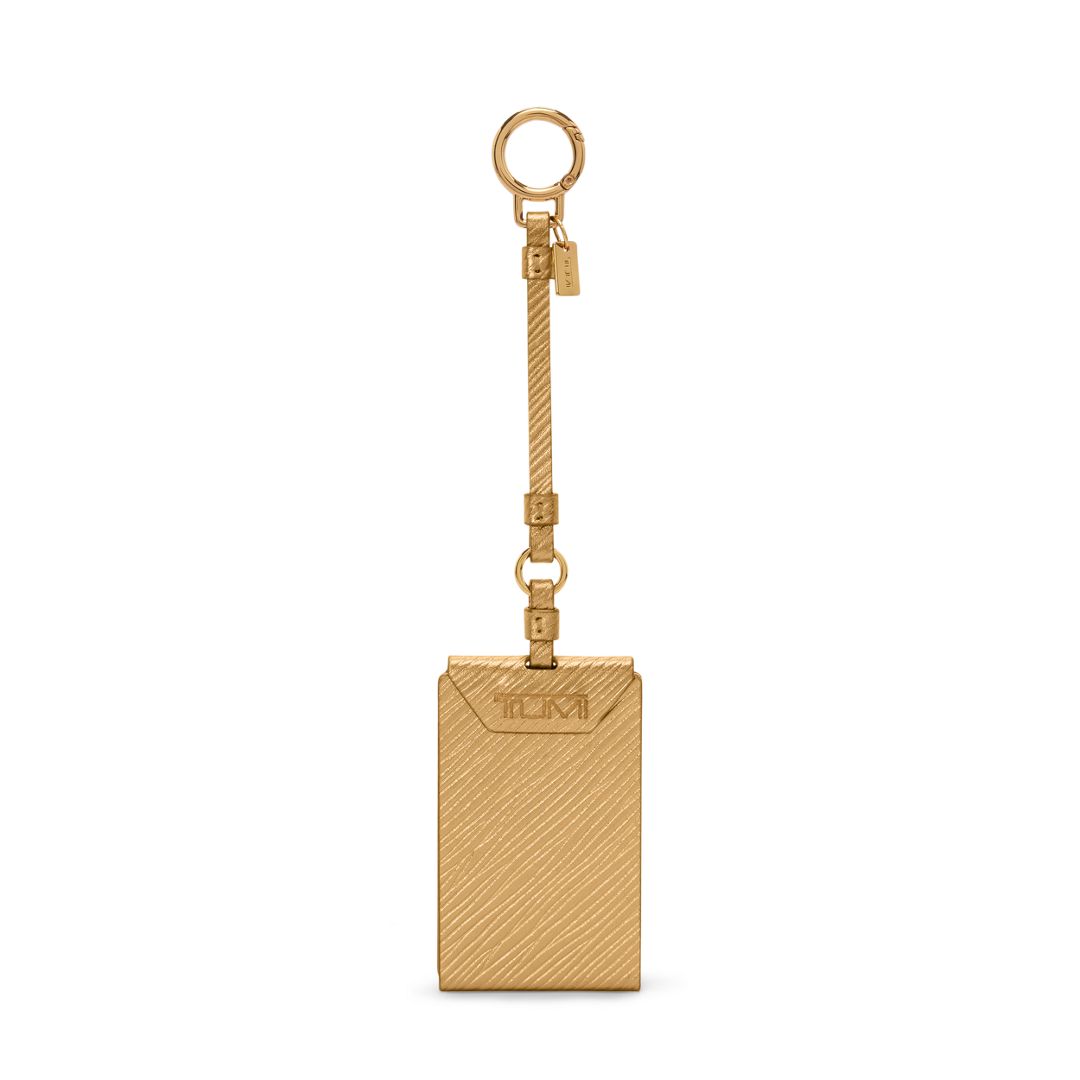 Tumi Mirror Charm in Gold | Key Fobs | TUMI Australia